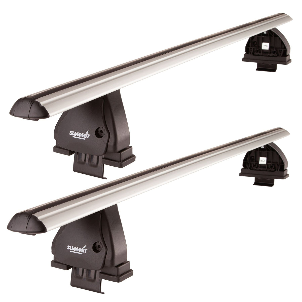 Summit Premium Roof Tent Compatible Aluminium Multi-Fit Roof Bar Syste ...
